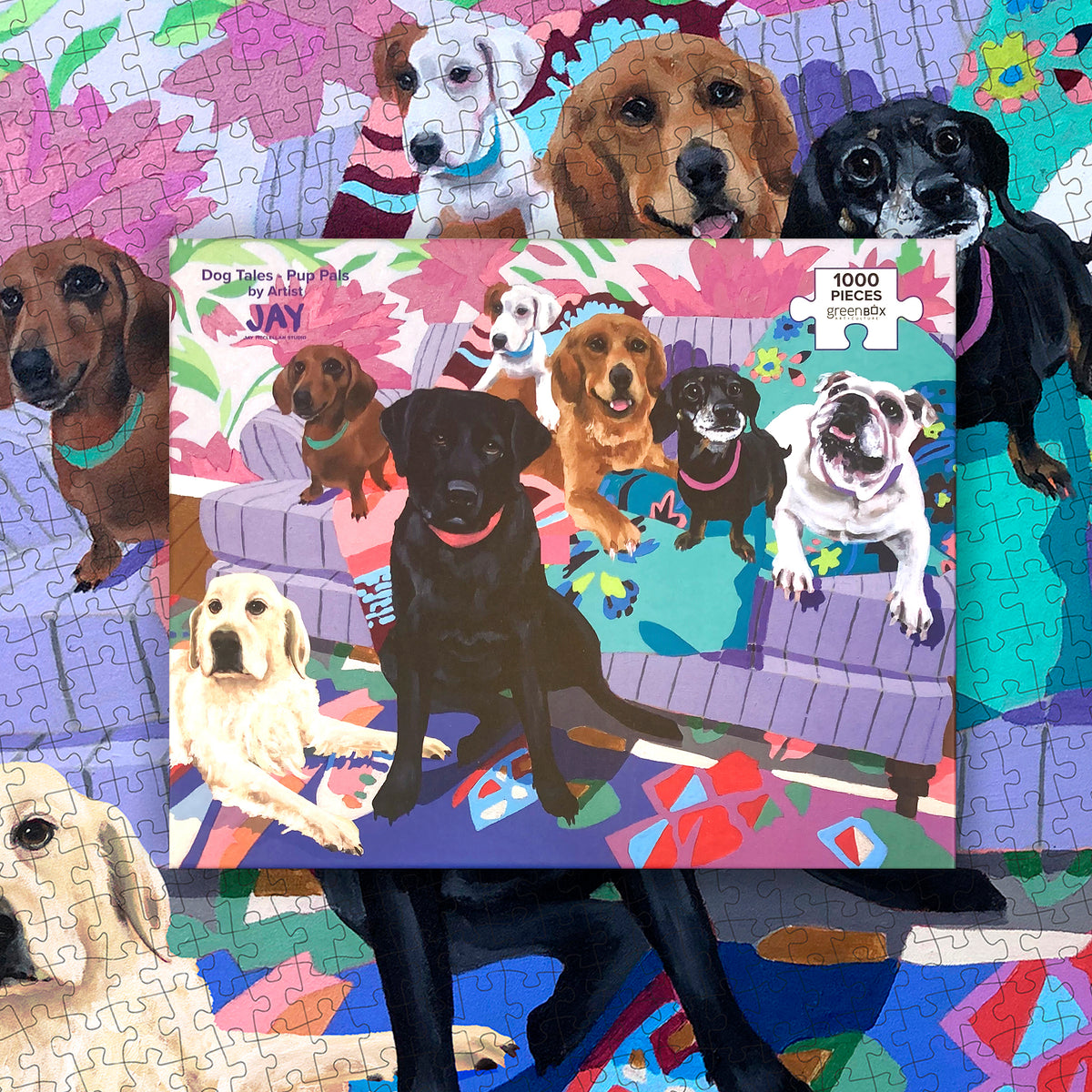 Dog Tales - Pup Pals | 1000 Piece Jigsaw Puzzle – Every Little Piece